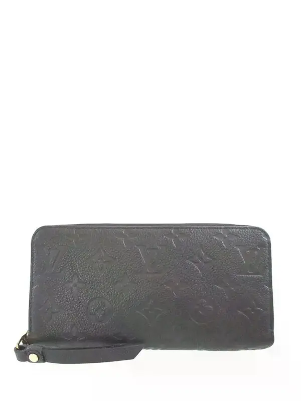 LOUIS VUITTON 2021-2026 Monogram Empreinte Zippy Wallet Long Wallets - Black