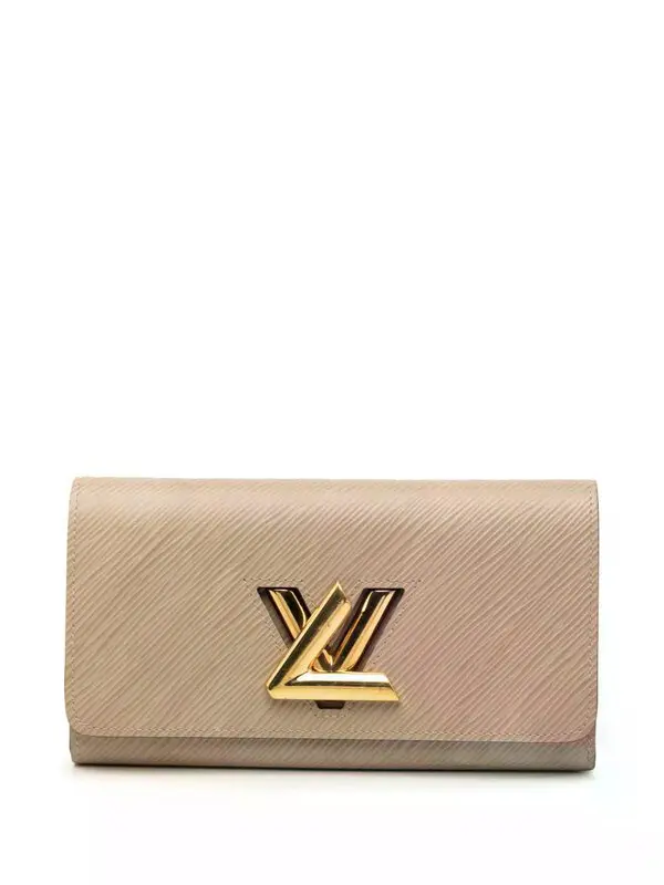 LOUIS VUITTON 2019 Epi Twist Wallet Long Wallets - Neutrals