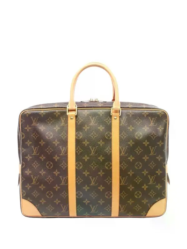 LOUIS VUITTON Porte Documents Voyage Business Bag - Brown