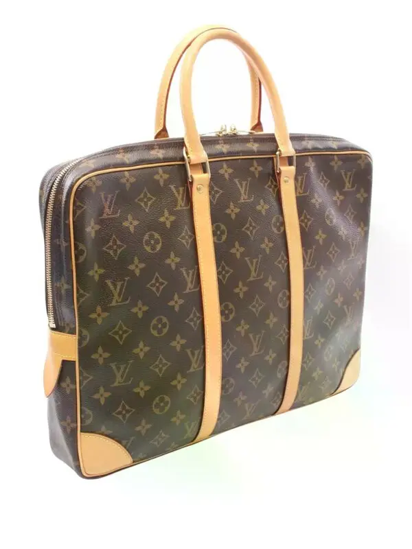 LOUIS VUITTON Porte Documents Voyage Business Bag - Brown
