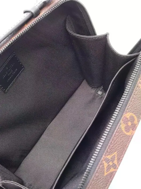 LOUIS VUITTON Monogram Macassar Handle Soft Trunk Satchel - Brown