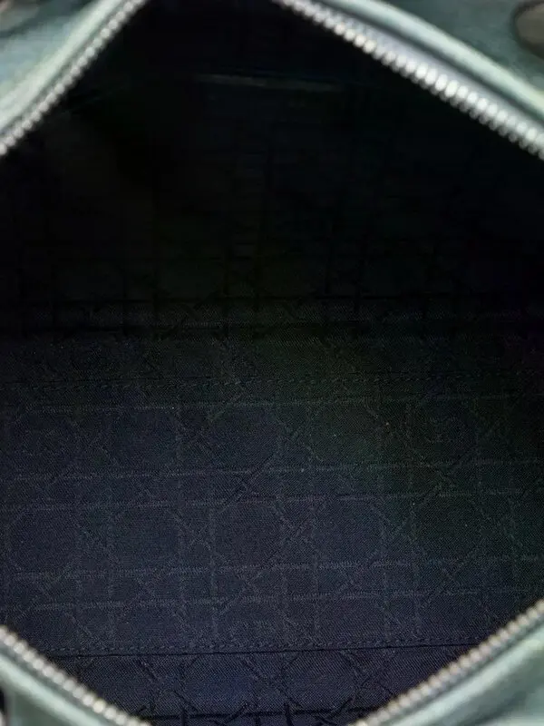 Dior Large Denim Cannage Lady Satchel - Blue