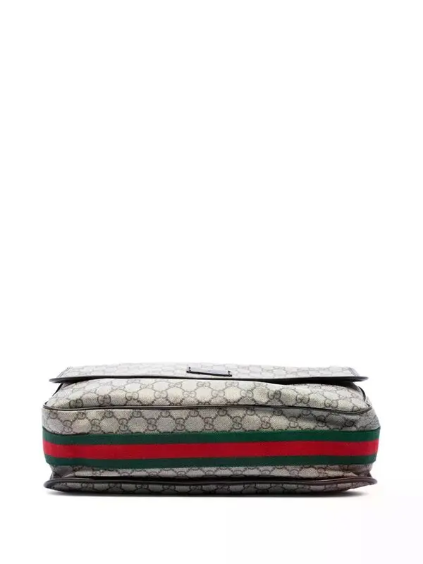 Gucci Gg Supreme Web Crossbody Bag