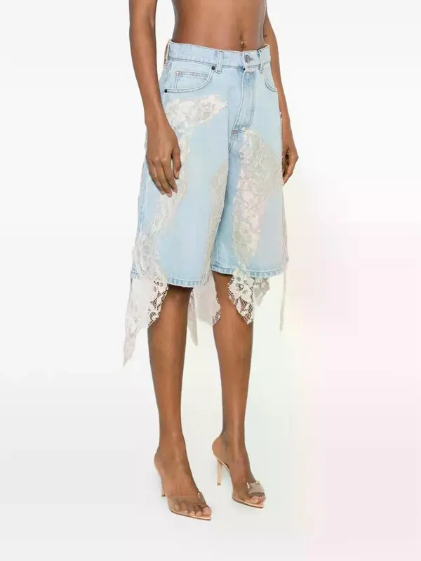 Giuseppe Di Morabito Light Lace Appliqué Shorts