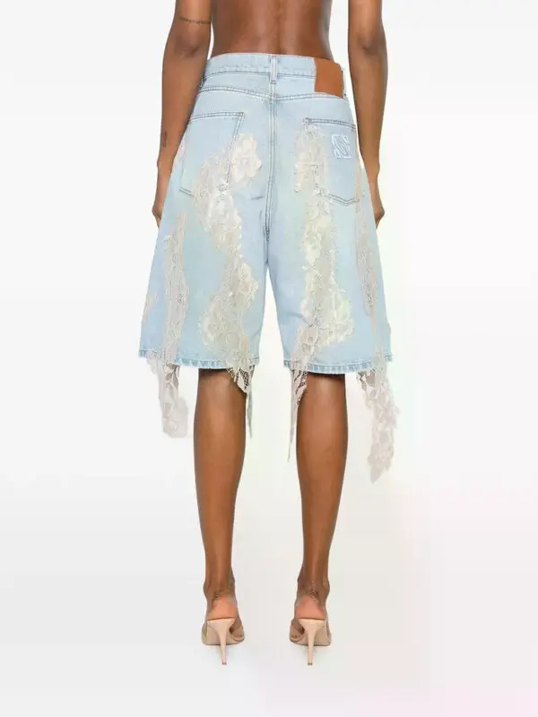 Giuseppe Di Morabito Light Lace Appliqué Shorts