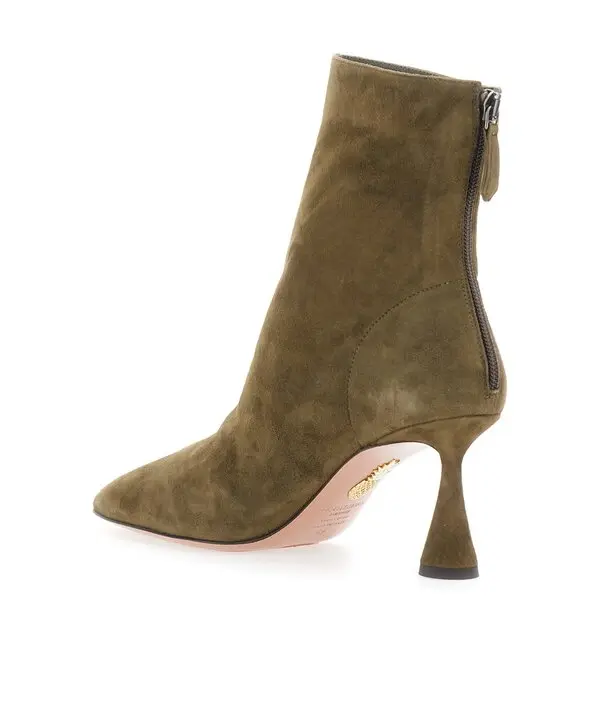 AQUAZZURA Suede Zip-fastening Boots