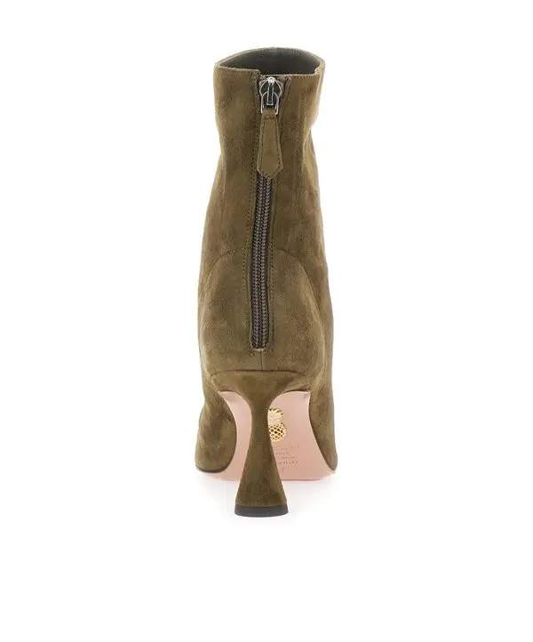 AQUAZZURA Suede Zip-fastening Boots
