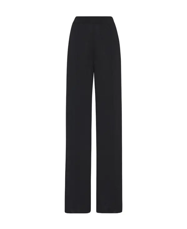 THE ROW High-waisted Casual Pants - Black