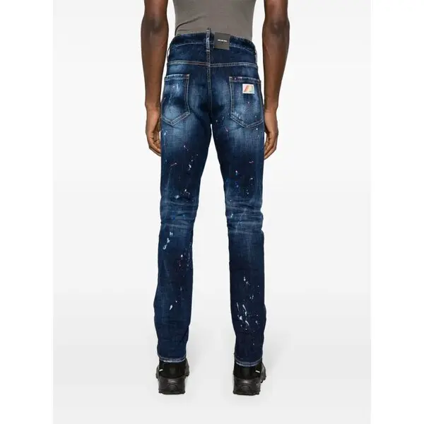 Dsquared2 Cool Guy Distressed Skinny Jeans - Blue