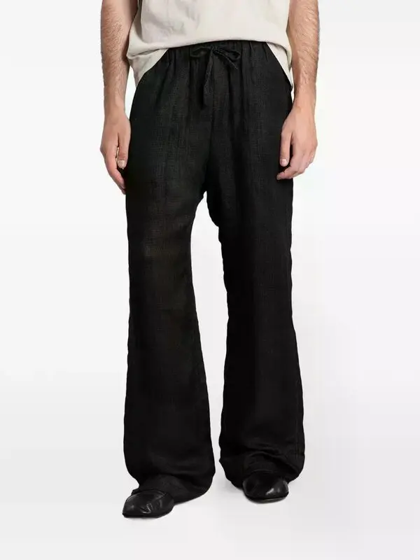 Needles Drawstring Waist Wide-leg Trousers