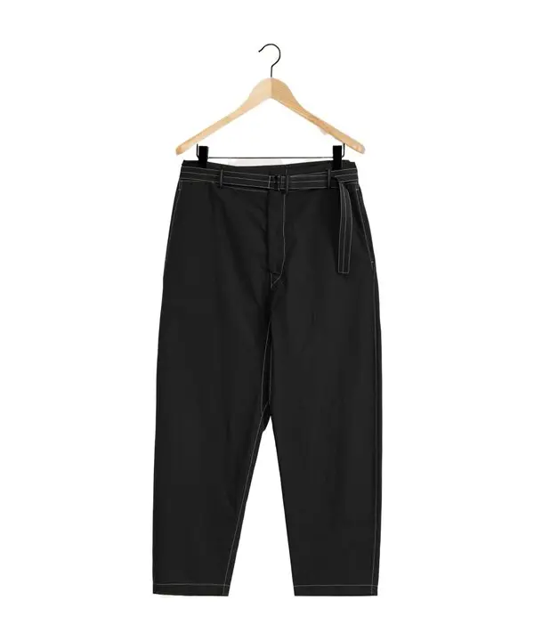 LEMAIRE Belted Cargo Pants - Black
