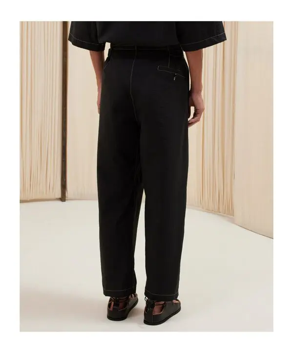 LEMAIRE Belted Cargo Pants With Button Detail