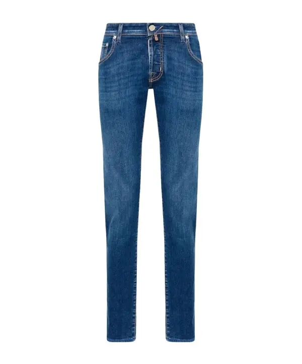 Jacob Cohen Nick Mid-rise Slim-fit Jeans - Blue