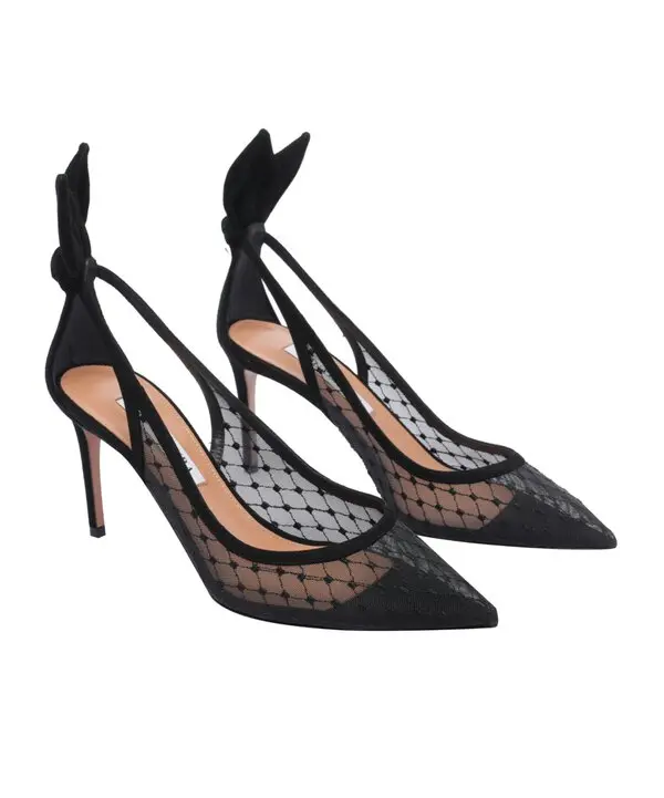 AQUAZZURA Bow Tie Pumps