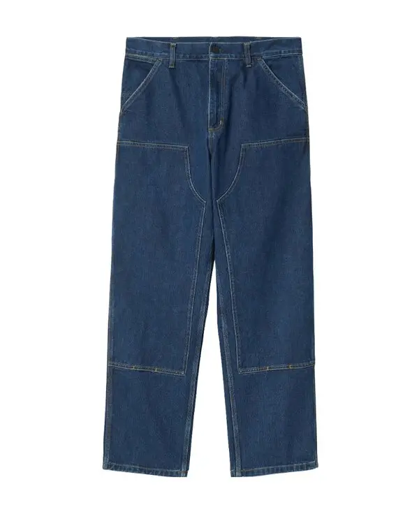 Carhartt Work In Progress Multi-pocket Denim Trousers - Blue