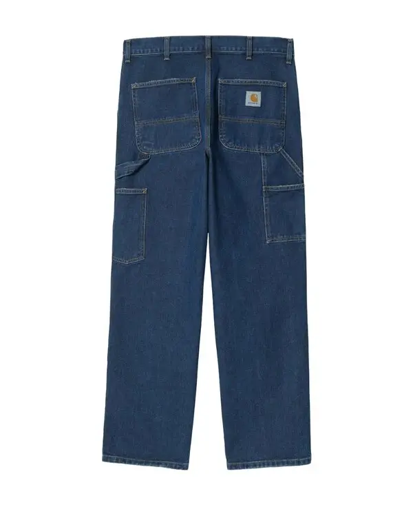 Carhartt Work In Progress Denim Trousers With Multi-pocket Detailing