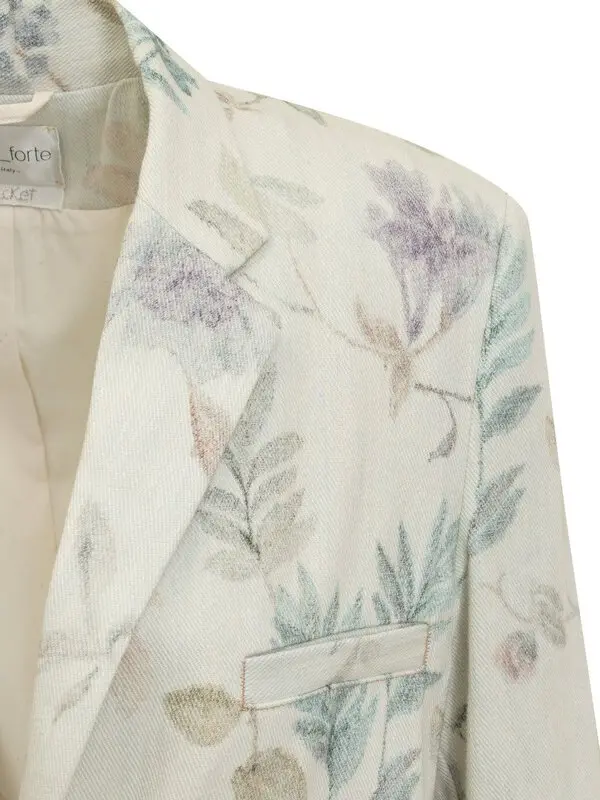 FORTE_FORTE Floral Blazer Jacket