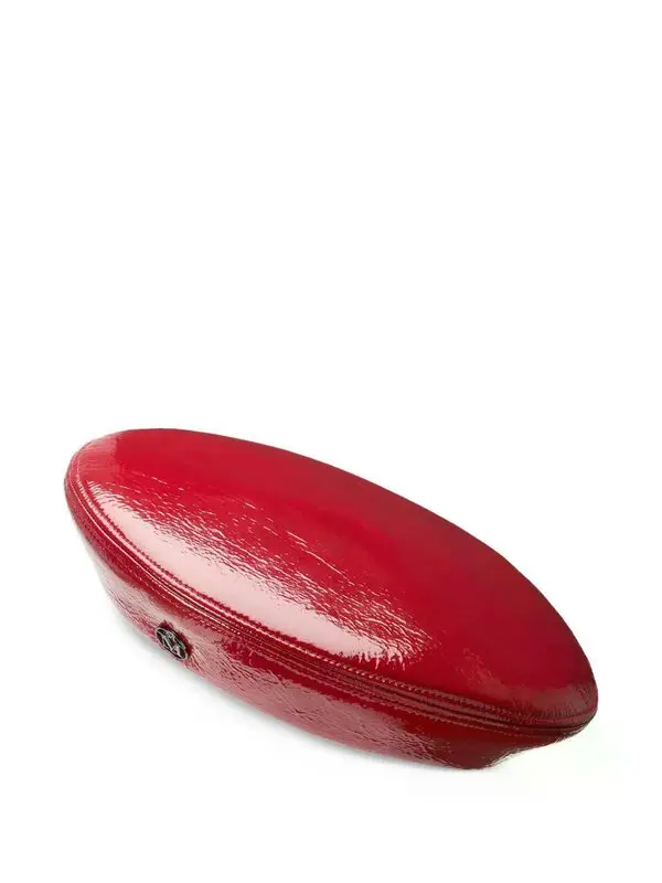 MAISON MICHEL Idaho Pillbox Hat - Red