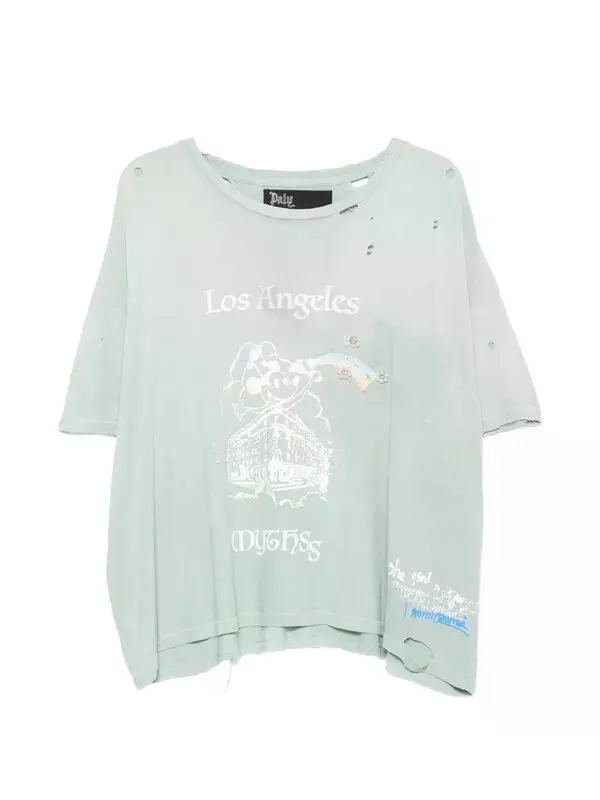 PALY Distressed Graphic T-shirt