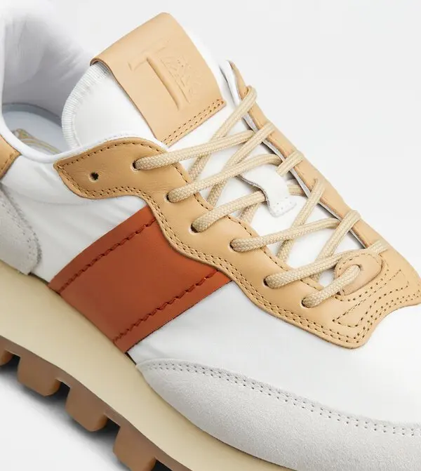 TOD'S Paneled Lace-up Sneakers