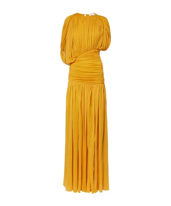 Tove Draped Knit Maxi Dress