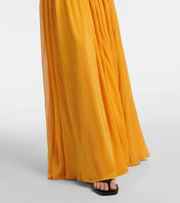 Tove Draped Knit Maxi Dress