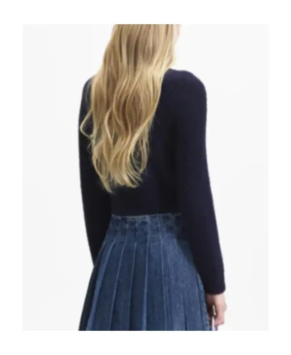 SELF-PORTRAIT Bow Embellished Knitted Cardigan