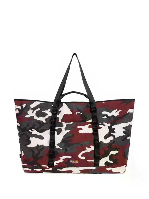 Supreme Camouflage Print Ripstop Tote Bag - Red