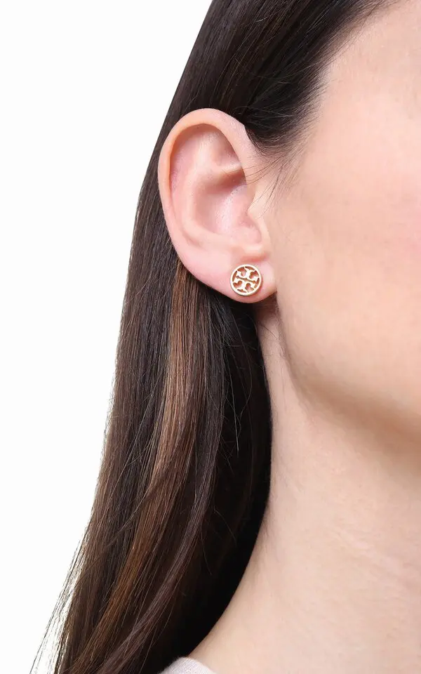 Tory Burch Signature Logo Earrings