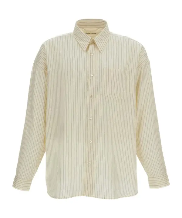 SUNFLOWER Striped Shirt - Nude