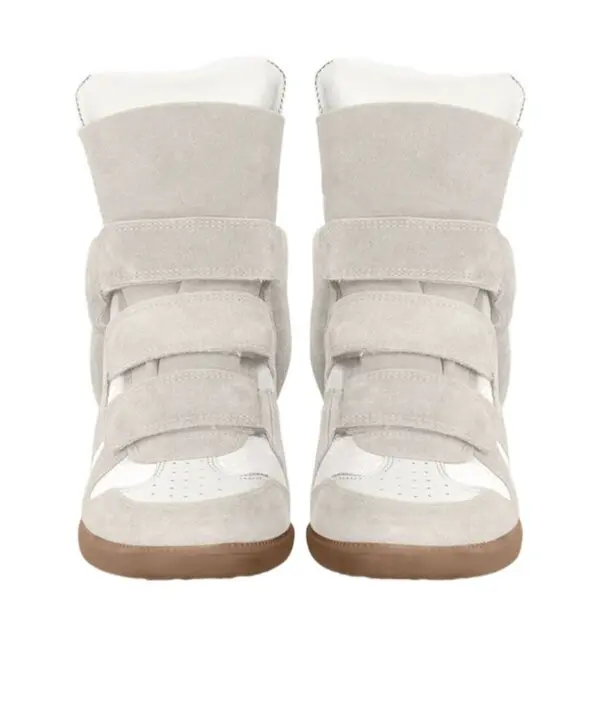 Isabel Marant Étoile Bekett High-top Wedge Sneakers - White