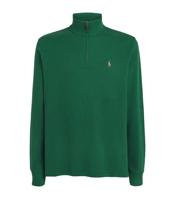 Polo Ralph Lauren Cotton Half-zip Sweatshirt - Green