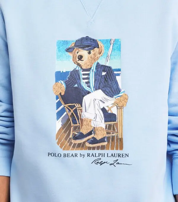 Polo Ralph Lauren Cotton Blend Crewneck Sweatshirt With Graphic Print