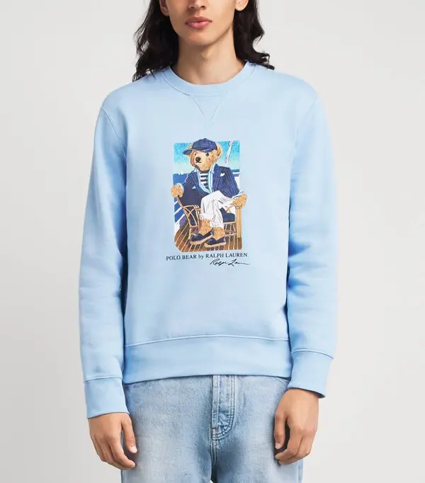Polo Ralph Lauren Cotton Blend Crewneck Sweatshirt With Graphic Print