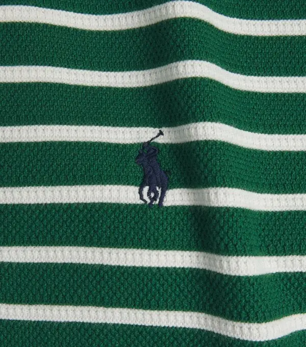 Polo Ralph Lauren Cotton Mesh Stripe Relaxed Polo Shirt