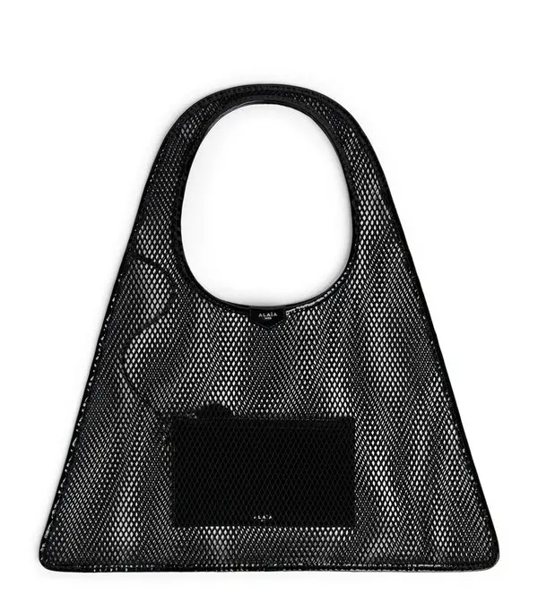 Alaïa Leather-trim Fishnet Shoulder Bag
