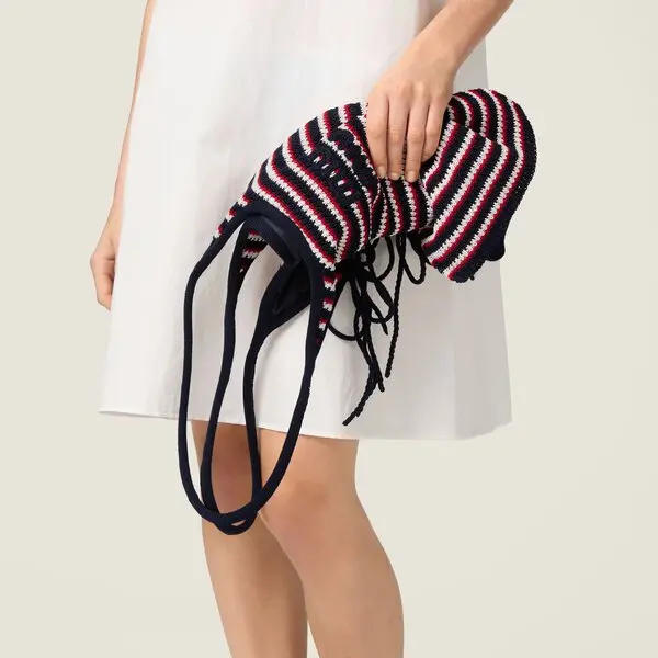Miu Miu Crocheted Top Handle Bag