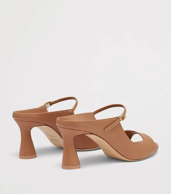 MALONE SOULIERS Rania Leather Heeled Mules