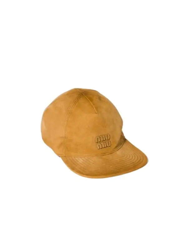 Miu Miu Suede Baseball Cap