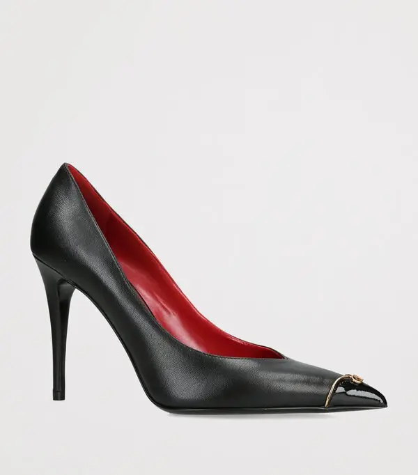 Valentino Garavani Leather Heartip Pumps