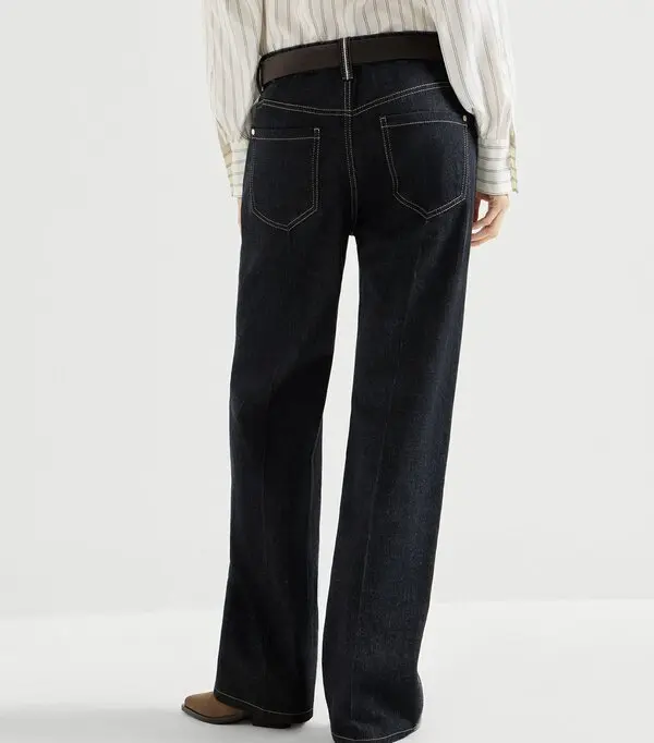 Brunello Cucinelli No-fade Loose Jeans - Blue
