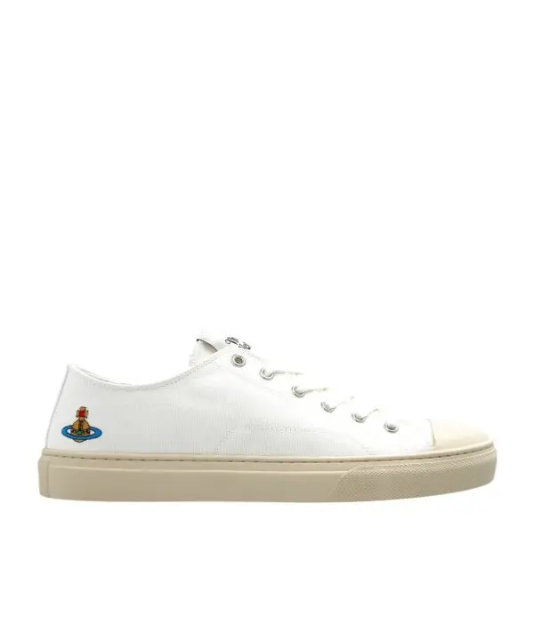 VIVIENNE WESTWOOD Lace-up Low-top Canvas Sneakers
