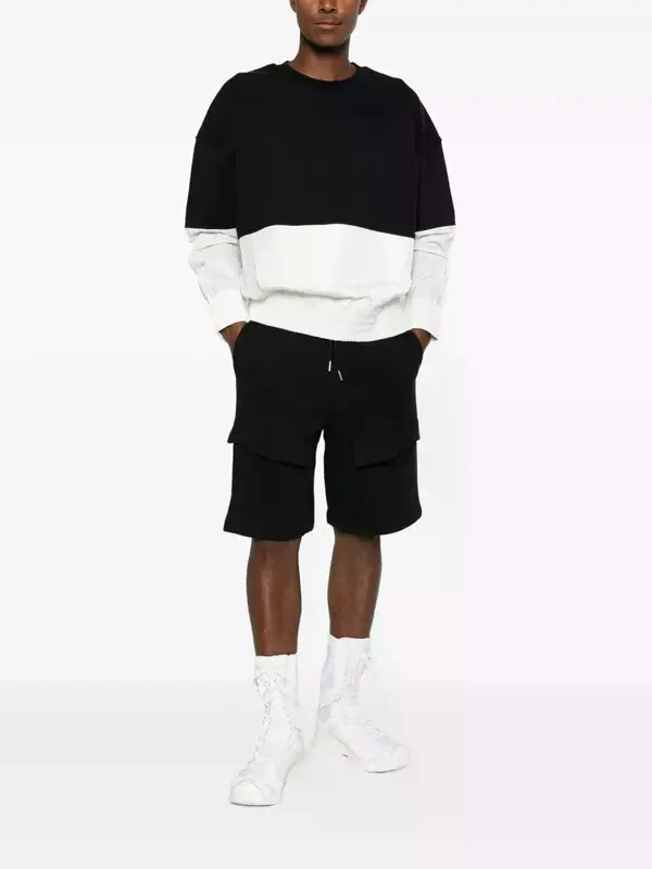 BLACKBARRETT Two-tone Blocking Sweatshirt