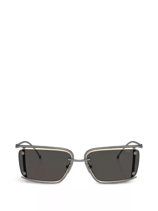 DIESEL® Rectangle Frame Sunglasses