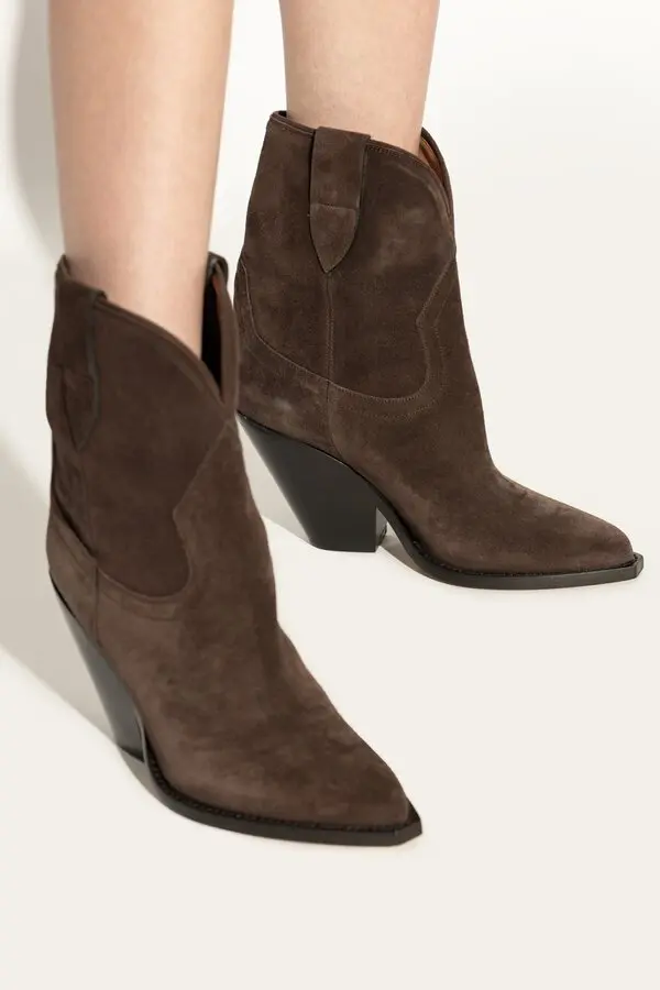 Isabel Marant Étoile Leyane Pointed Toe Ankle Boots