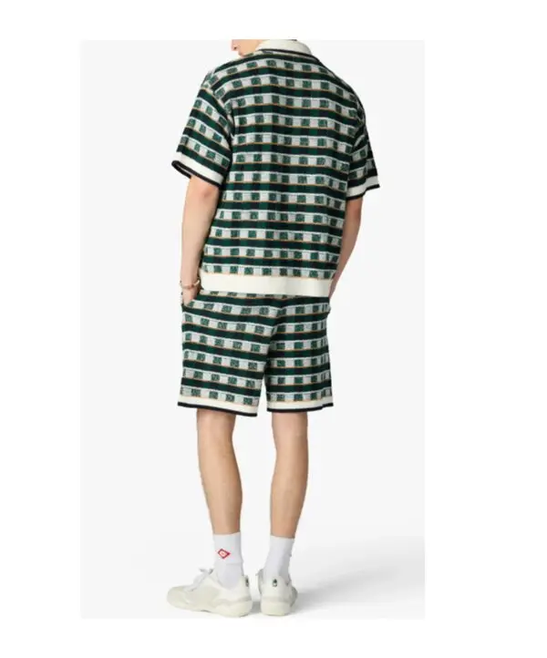 Casablanca Crochet Mosaic Shorts
