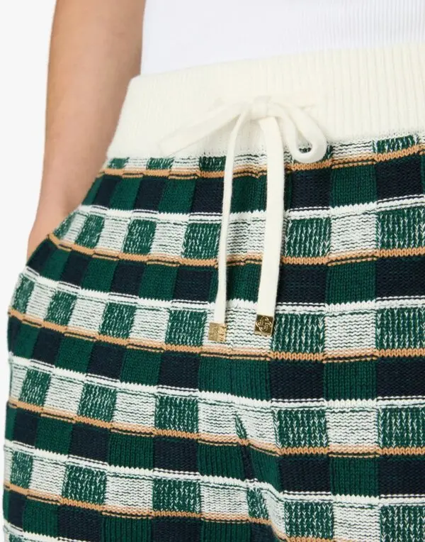 Casablanca Crochet Mosaic Shorts