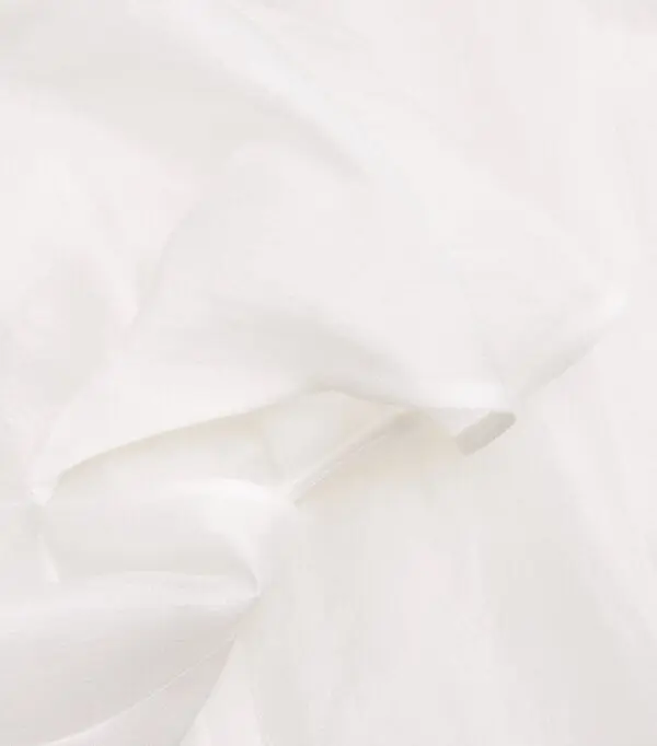 Khaite Silk Asymmetric Rumi Blouse - White