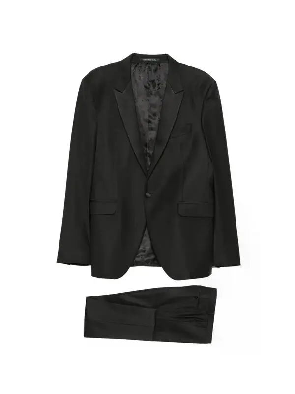 CARLO PIGNATELLI Peak-lapel Single-breasted Suit