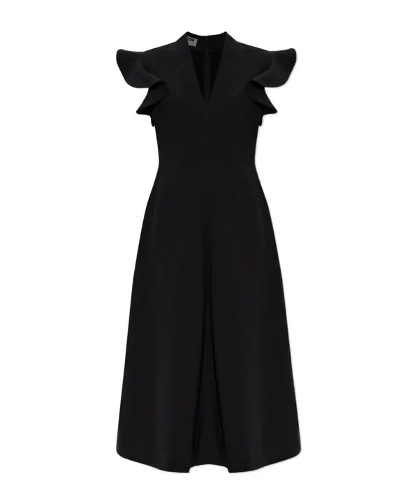 Moschino V-neck Dress - Black